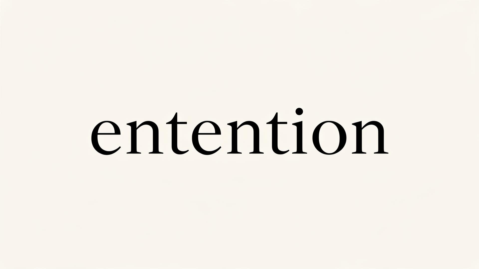 entention — Infrastructure for human intention and judgment